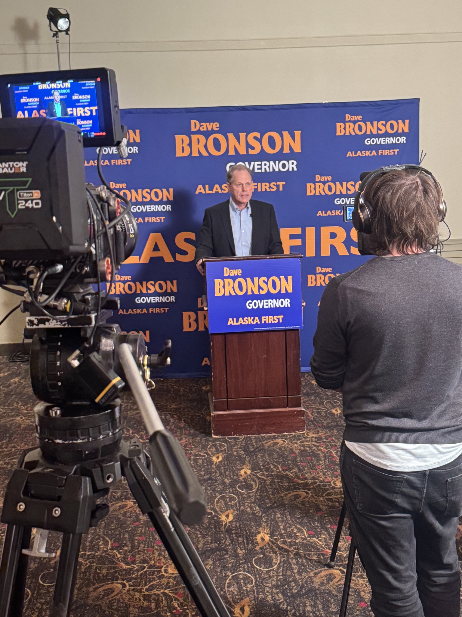 Former Anchorage Mayor Dave Bronson is running for governor